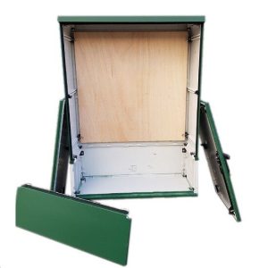 Strong GRP Surface-Mounted 3 Phase Electricity Meter Box - Secure & Durable