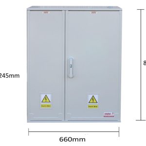 Large 3 Phase Electricity Meter Box W530 x H800 x D245 mm GREEN ...