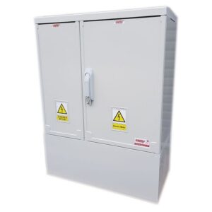 GRP Electric Meter Box W605 x H1150 x D320 mm Green GRP Cabinet , New ...