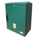 GRP Electric Meter Box W530 x H600 x D320 mm Green GRP Cabinet, New ...