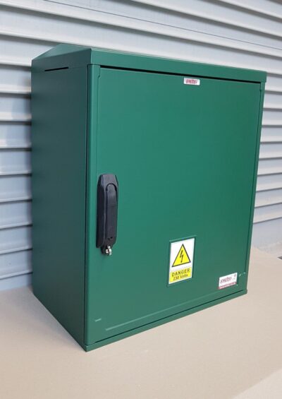GRP Electric Meter Box W530 x H600 x D320 mm Green GRP Cabinet, New ...